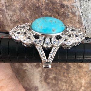Dallas Prince | Jewelry | Dallas Prince Turquoise Topaz Split Shank ...